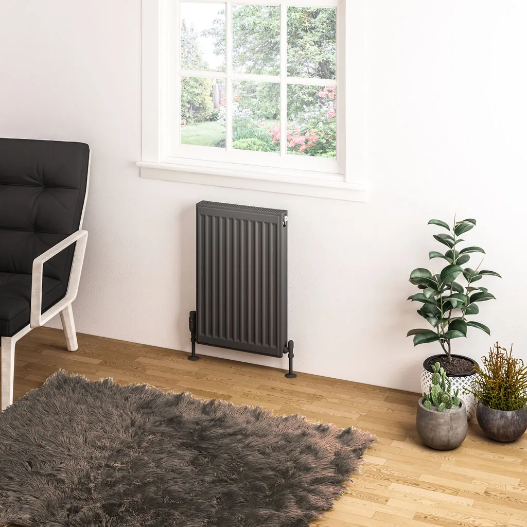 Type 11 Matt Anthracite Central Heating Compact Panel Radiators ...
